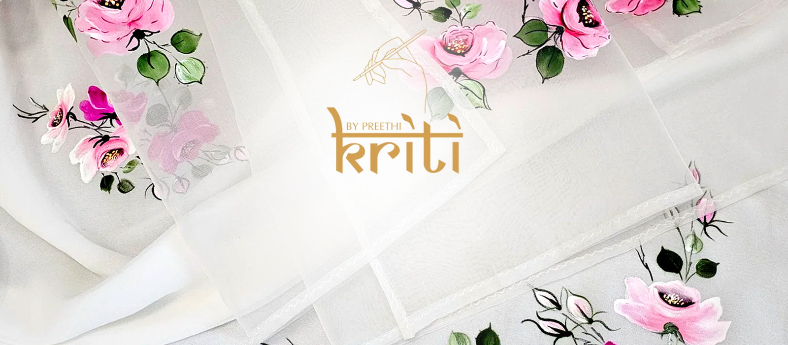 Hand Painted sarees – kriti-by-preethi